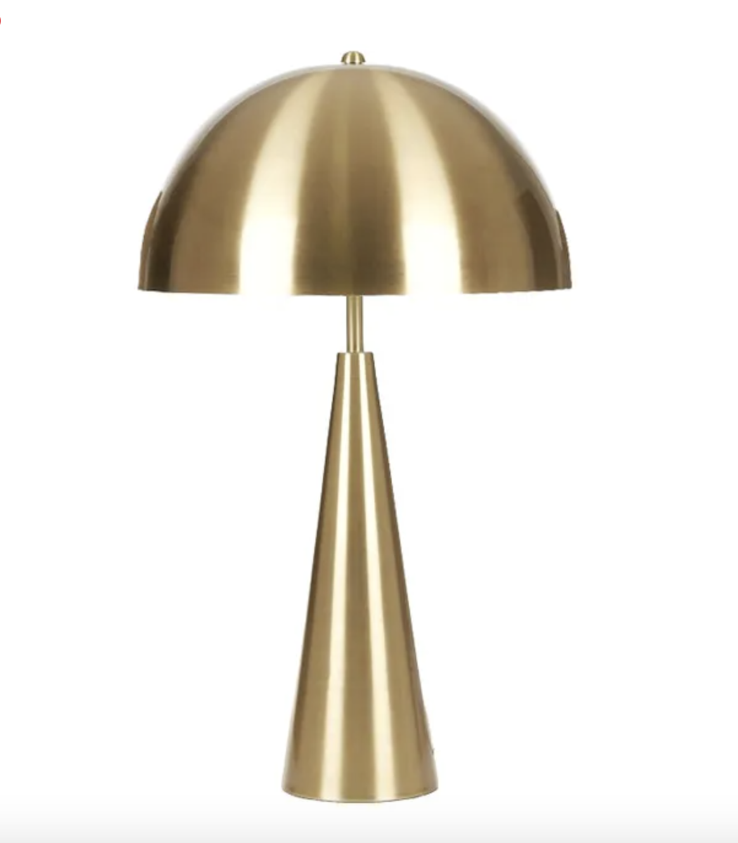 Orelia Brushed Gold Lamp – HensTeethTrading